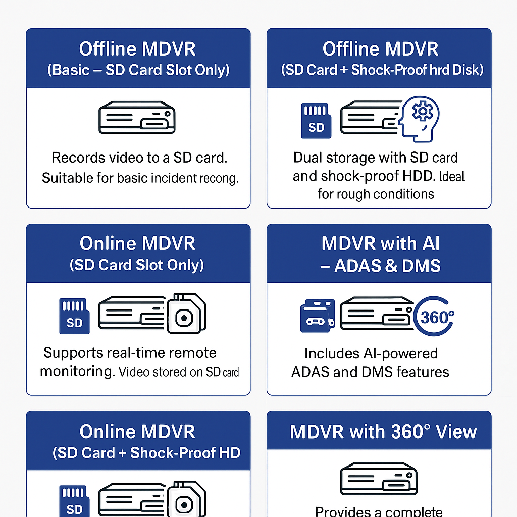 Types of MDVR - Eyesline